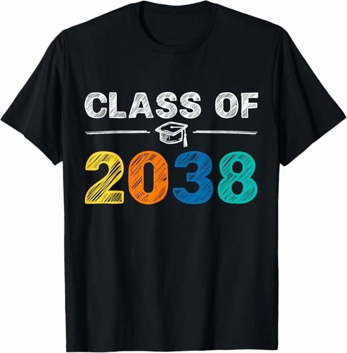 Class Of 2038 Grow With Me First Day Of School Graphic Unisex T-Shirt ...