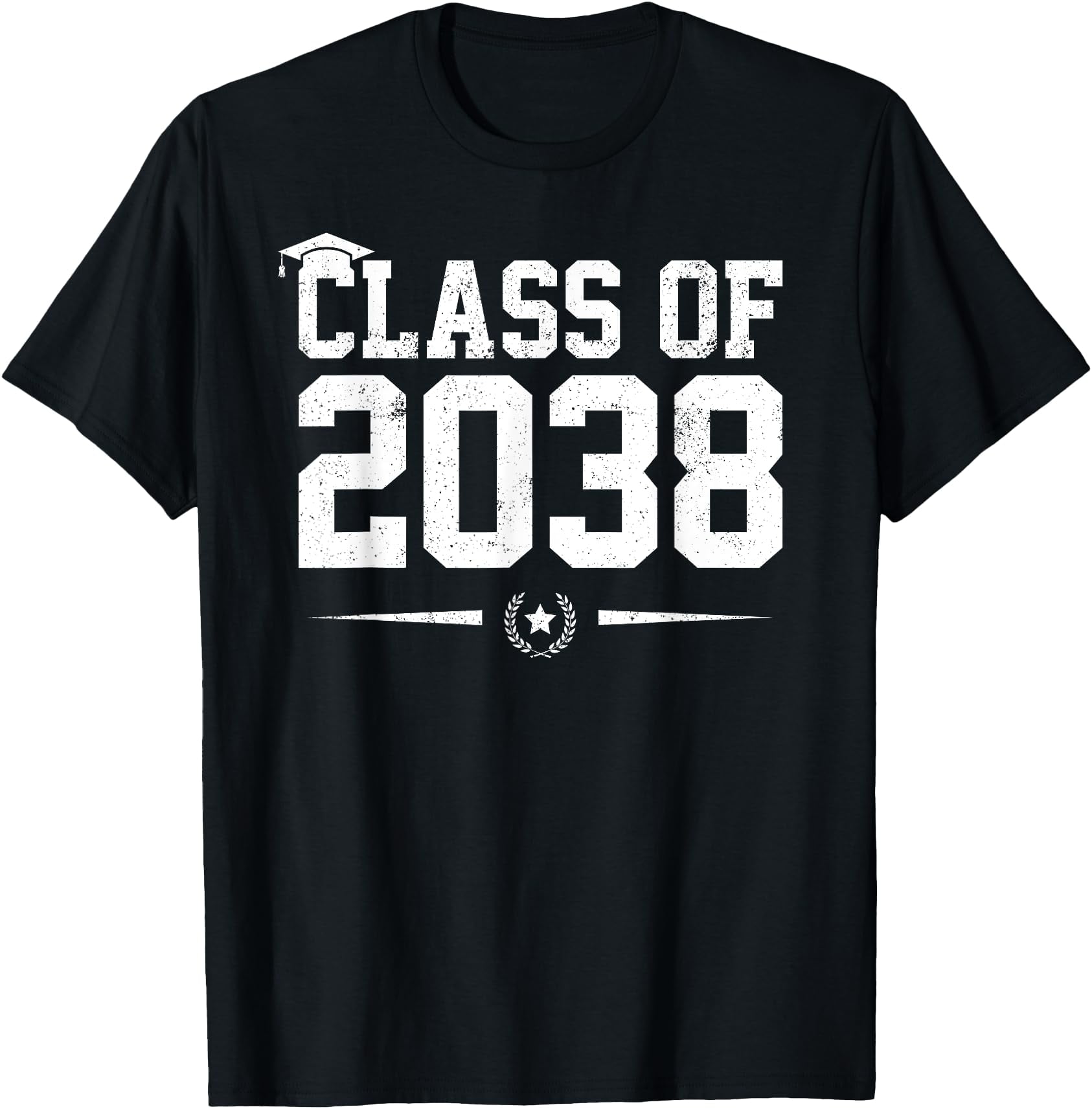 Class Of 2038 Grow With Me Graduation First Day Of School T-Shirt ...