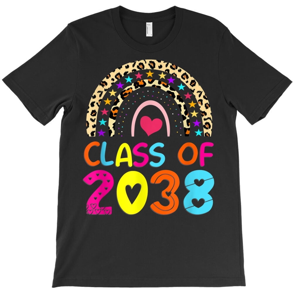 Class Of 2038 Pre-K Kindergarten Funny First Day Of School Rainbow ...