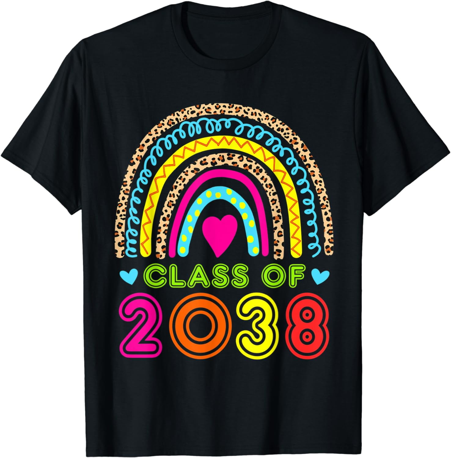 Class Of 2038 T Shirt Graduation Pre-K Kindergarten Graduate T-Shirt ...