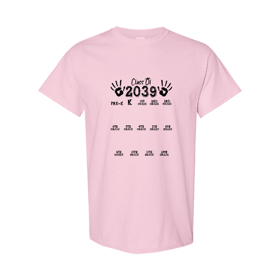 Class Of 2039 Grow With Me Kids Handprint School Milestone Graphic ...