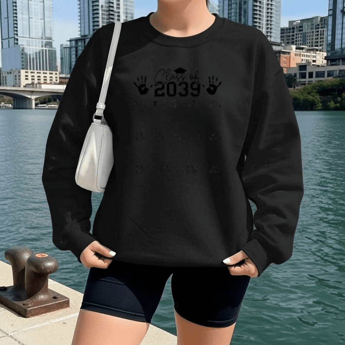 Class Of 2039 Grow With Me Pre K 12Th Grade Graduate Sweatshirt, up to ...