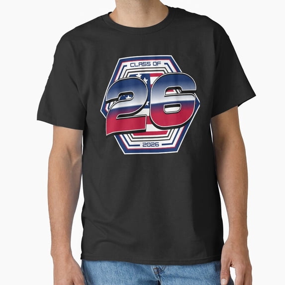 Class Of American Flag Senior Graduation Badge Shirt, Graduation ...