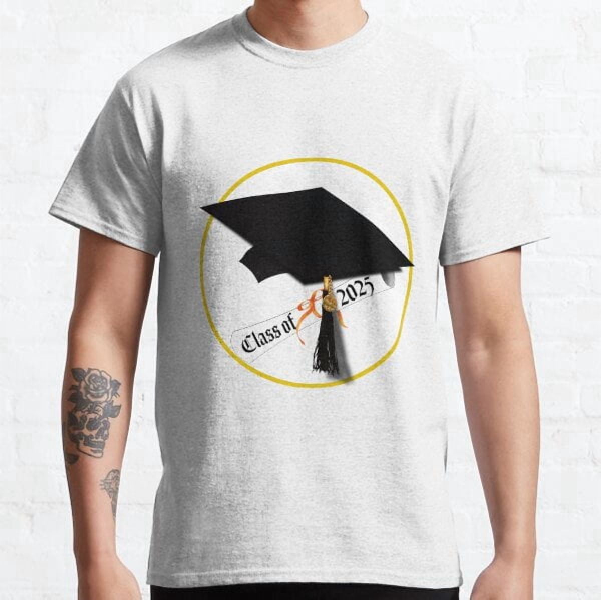 Class Of Grad Cap Diploma Classic T-shirt - Walmart.com