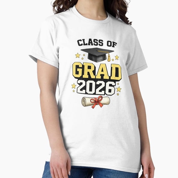 Class Of Graduation Bold Grad Senior Graduation Cap Shirt, Graduation ...