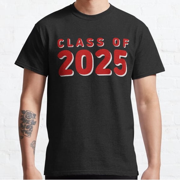 Class Of Red/White (Or Silver) Classic T-shirt - Walmart.com