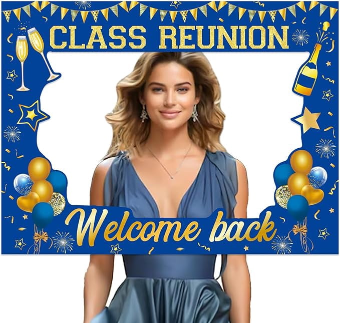 Class Reunion Photo Booth, School Reunion Decoration Welcome Back Photo ...