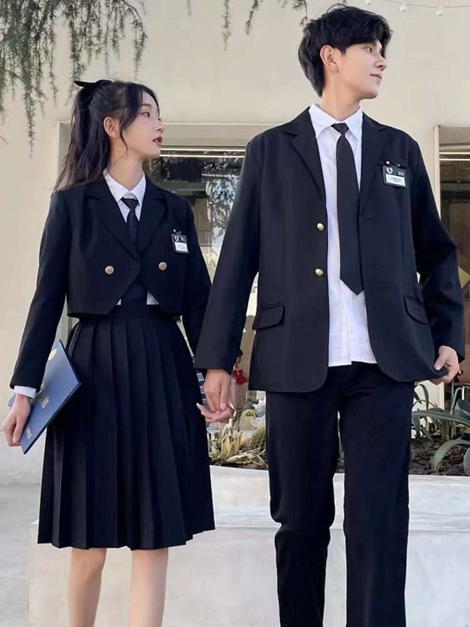 Class clothes high school students suit Korean students college style ...