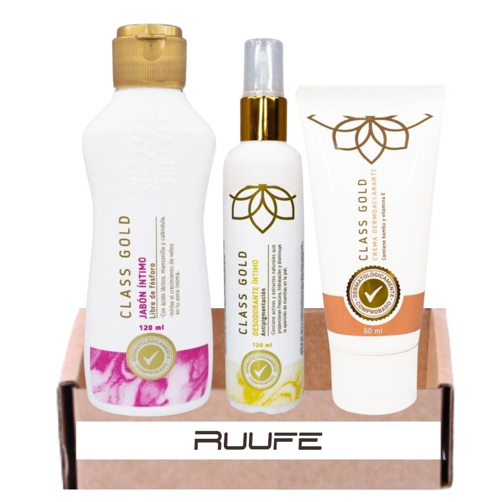 Class gold jabon intimo x 120ml, Class gold crema dermoaclarante 60mL ...