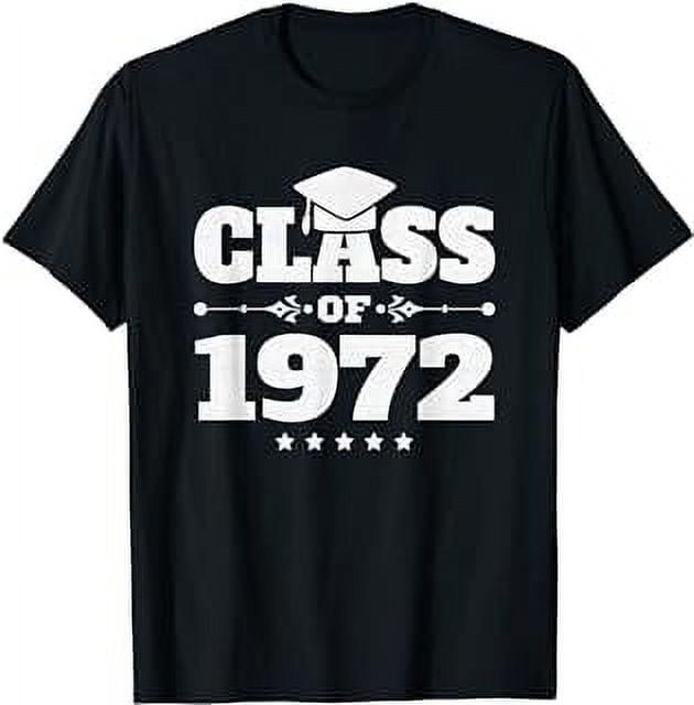 Class of 1972 Graduation School College University Reunion T-Shirt ...