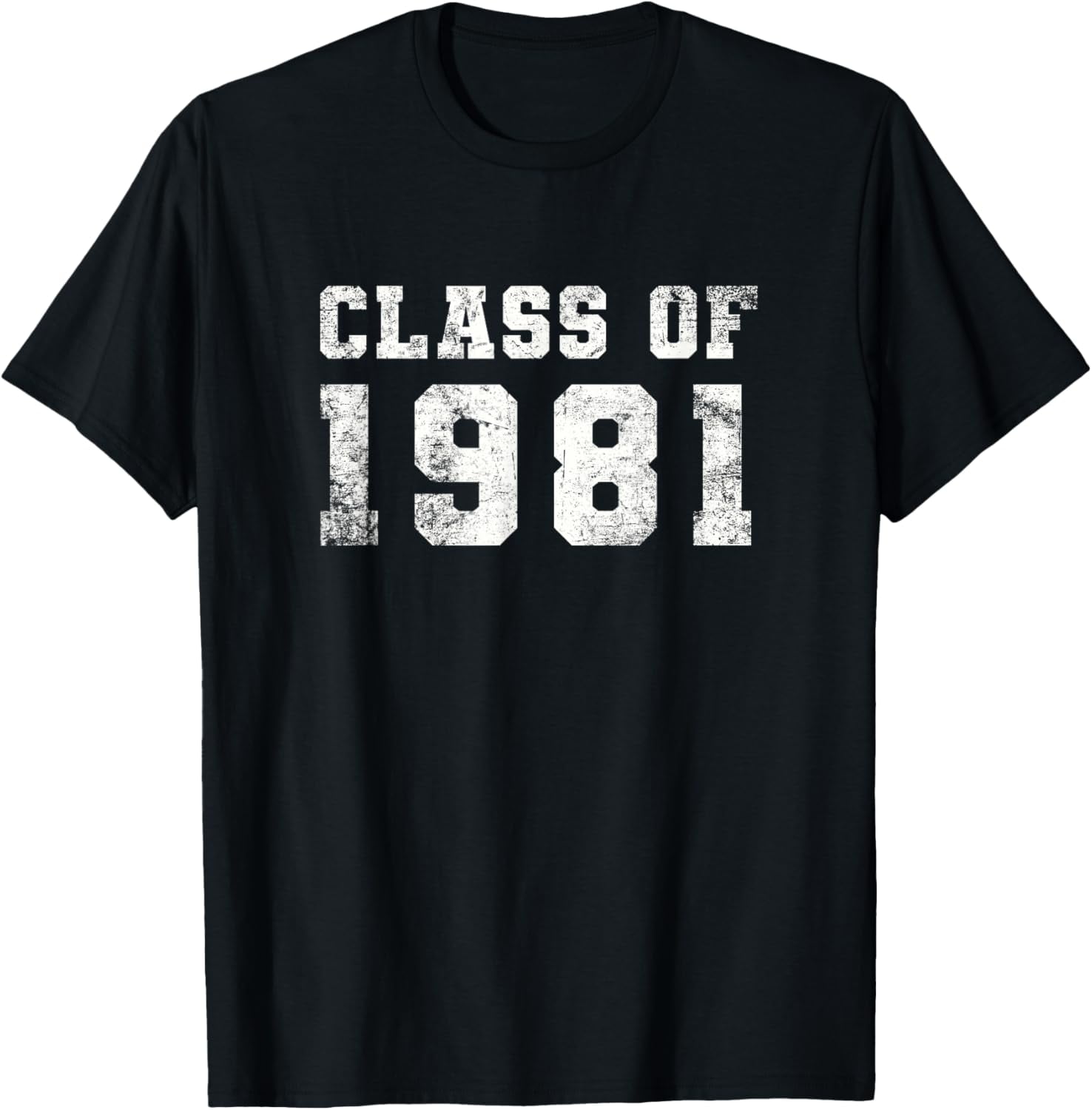 Class of 1981 Retro Vintage Class Reunion T-Shirt - Walmart.com