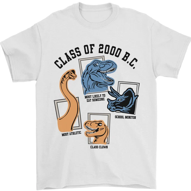 Class of 2000 BC Funny Dinosaur T-Rex T-Shirt - Walmart.com