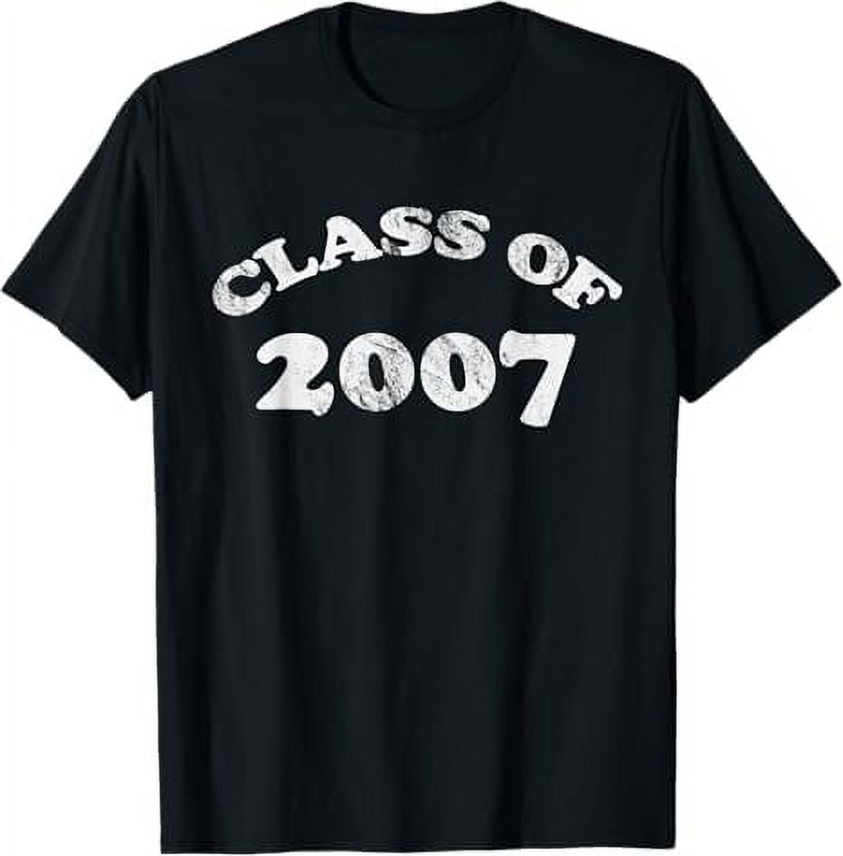 Class of 2007 Shirt Class Reunion T-Shirt Retro Style - Walmart.com
