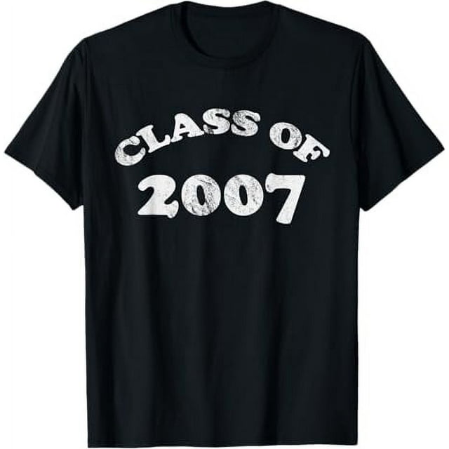 Class of 2007 Shirt Class Reunion T-Shirt Retro Style - Walmart.com