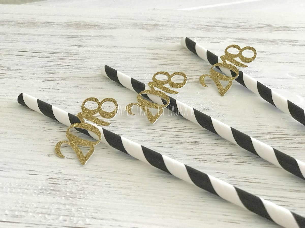 Class of 2020 Party Straws, Graduation Decor, 2020 Straws - Graduation ...