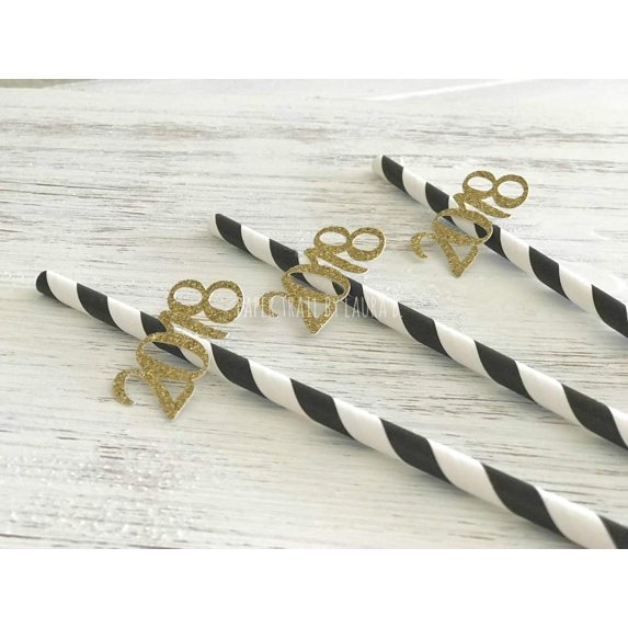 Class of 2020 Party Straws, Graduation Decor, 2020 Straws - Graduation ...