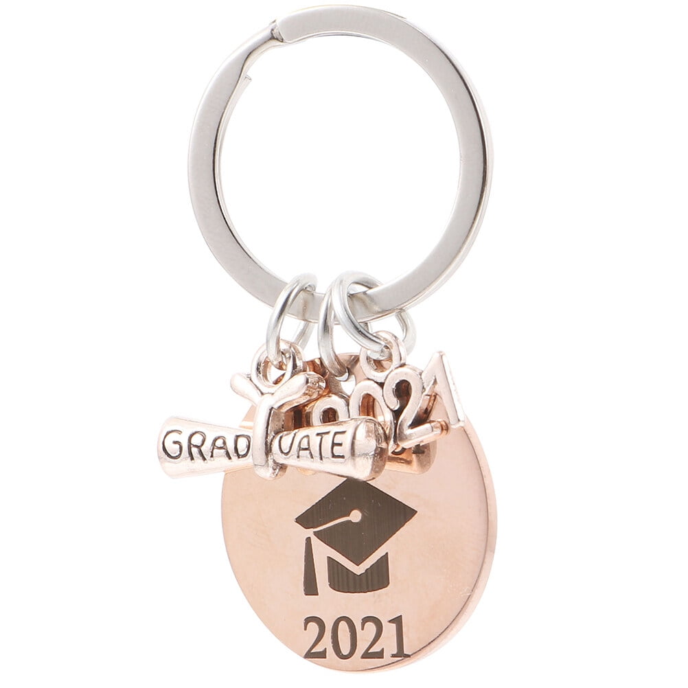 Class of 2021 Keychains Personalized Graduation Keyrings Stainless ...