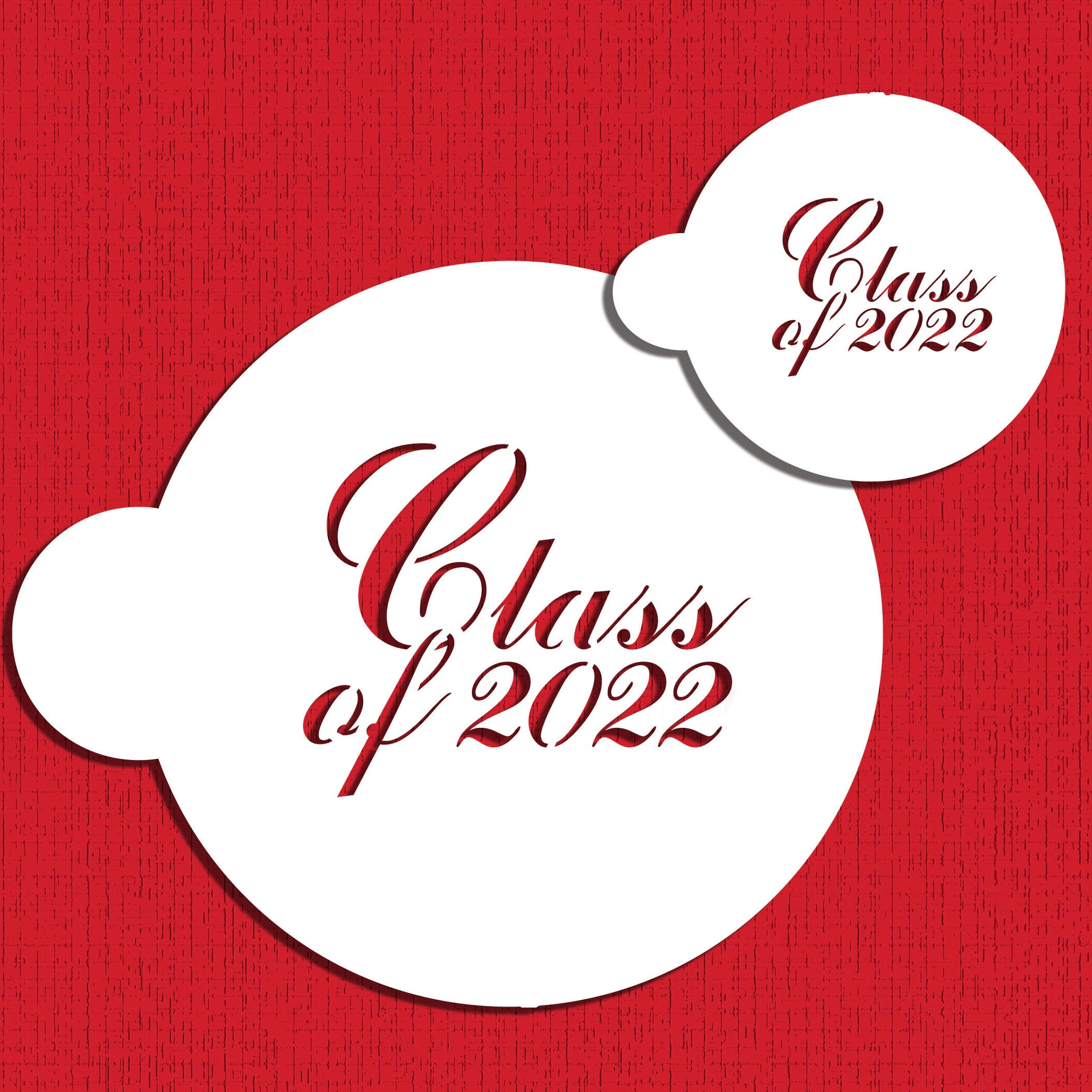 Class of 2022 Cookie Stencil Set C145-22 by Designer Stencils - Walmart.com