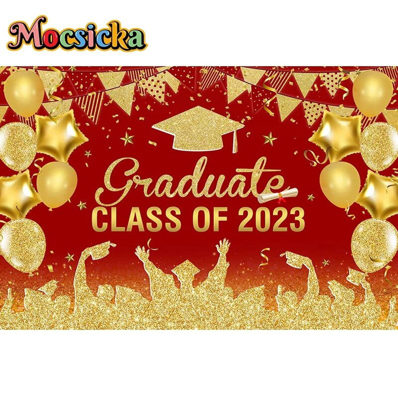 Class of 2023 Graduate Studio Photographic Backdrop Banner Balloon ...