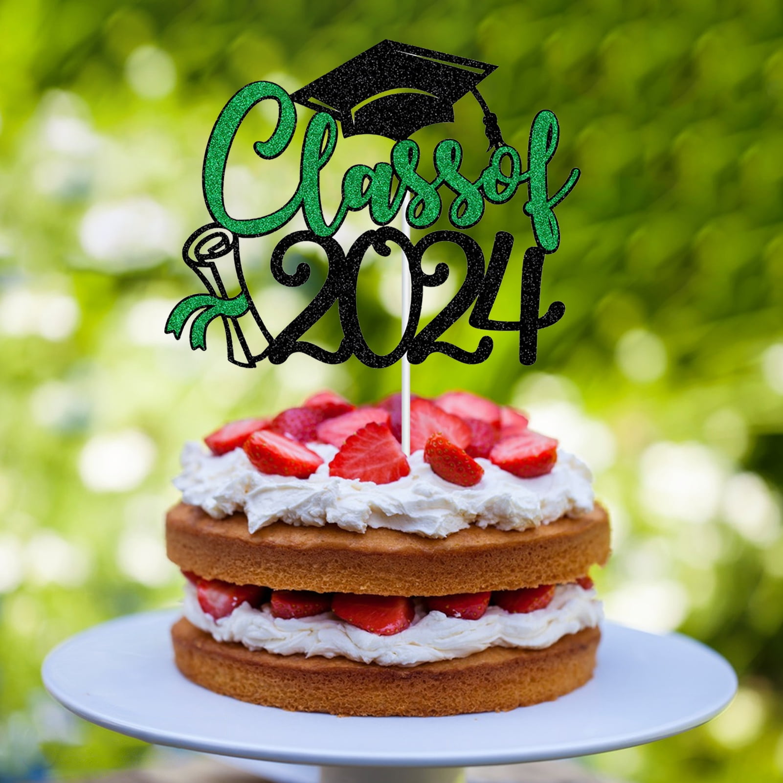 Class of 2024 Cake Topper, Congrats Grad 2024 Graduation Cake Decor ...