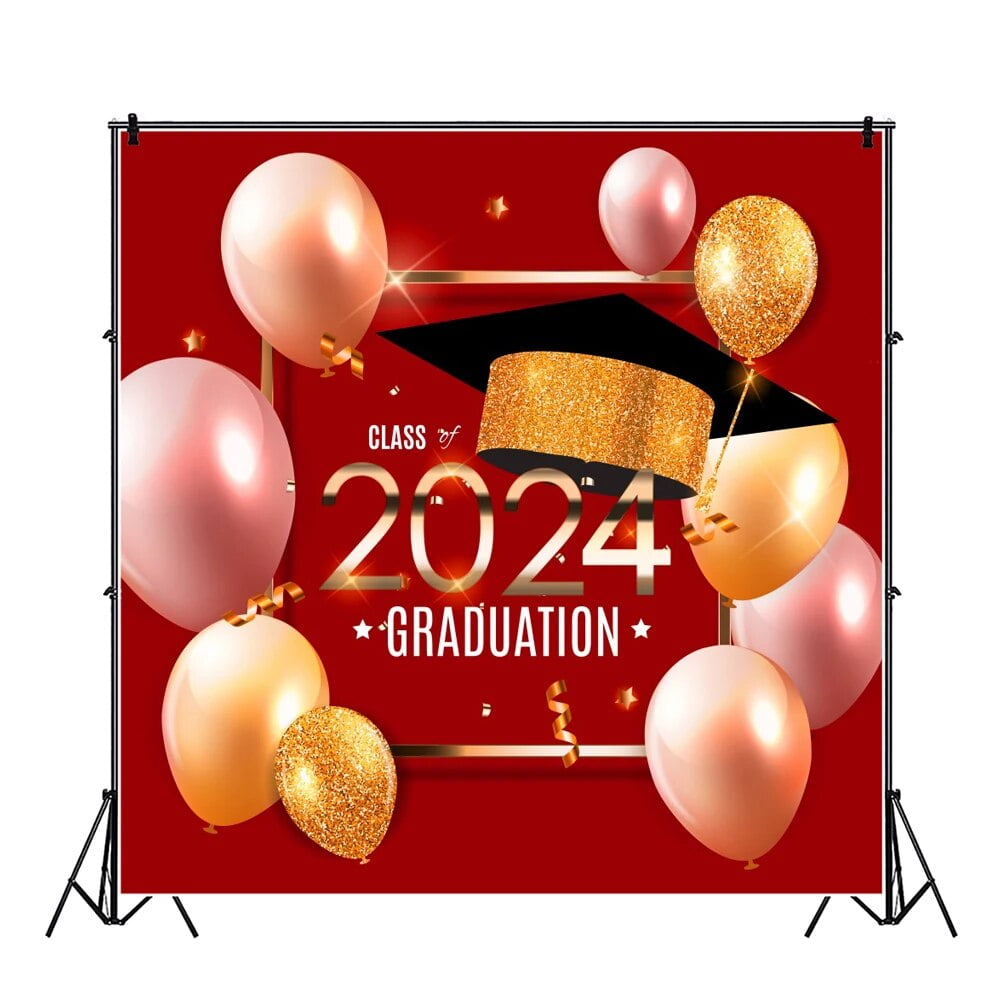 Class of 2024 Celebration Graduation Celebration Party Backdrop ...