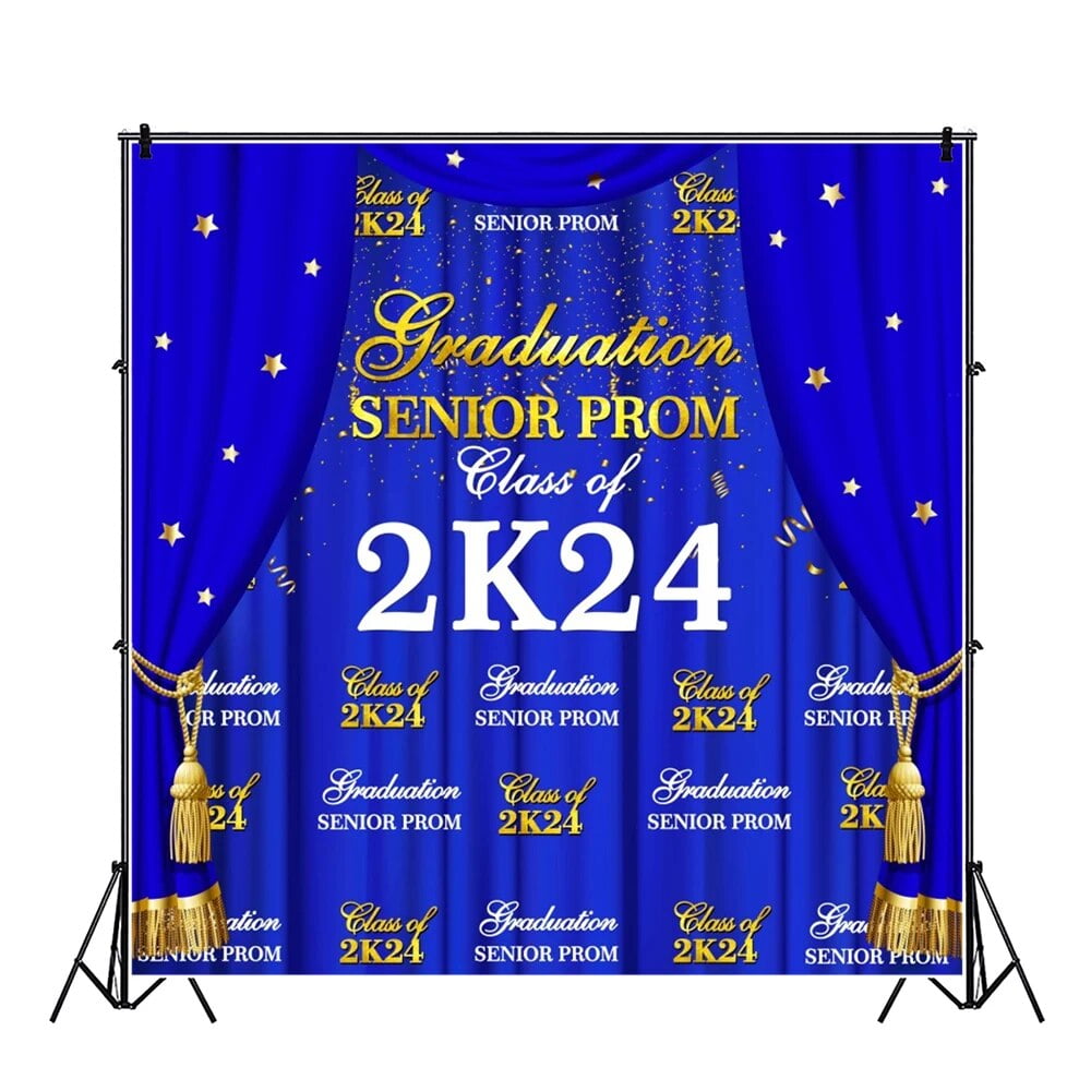 Class of 2024 Celebration Graduation Celebration Party Backdrop ...