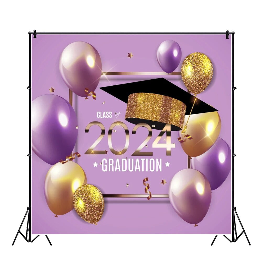 Class of 2024 Celebration Graduation Celebration Party Backdrop ...