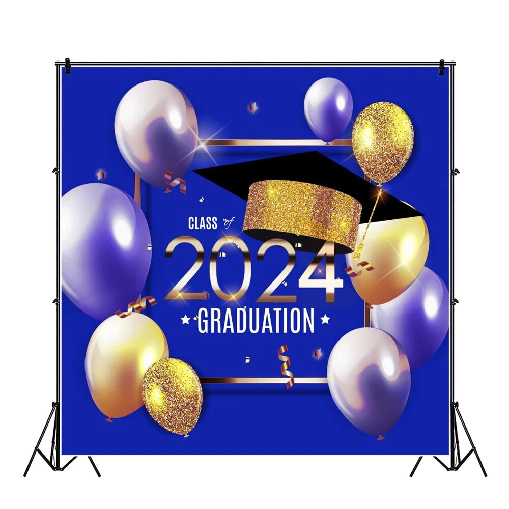 Class of 2024 Celebration Graduation Celebration Party Backdrop ...