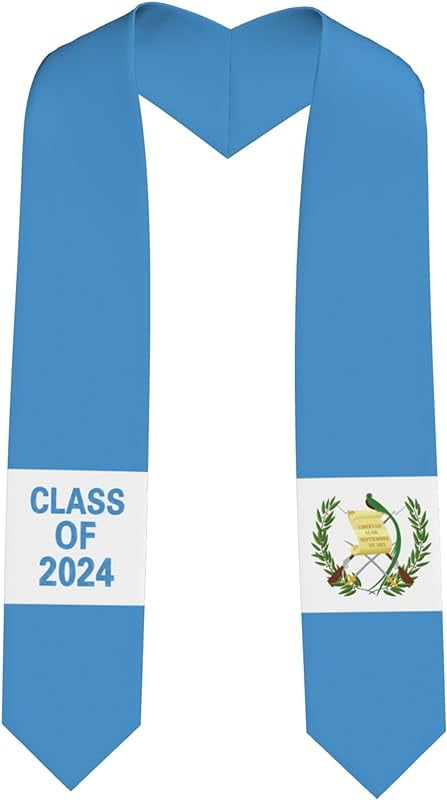 Class of 2024 Country Flag Graduation Sash - National Country Flag V ...