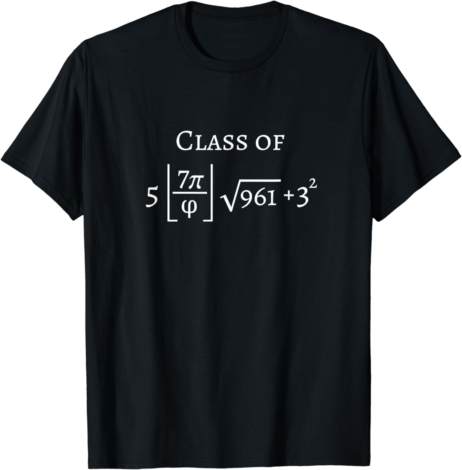 Class of 2024 Grad Math Geek Funny Pi Senior Graduation T-Shirt ...