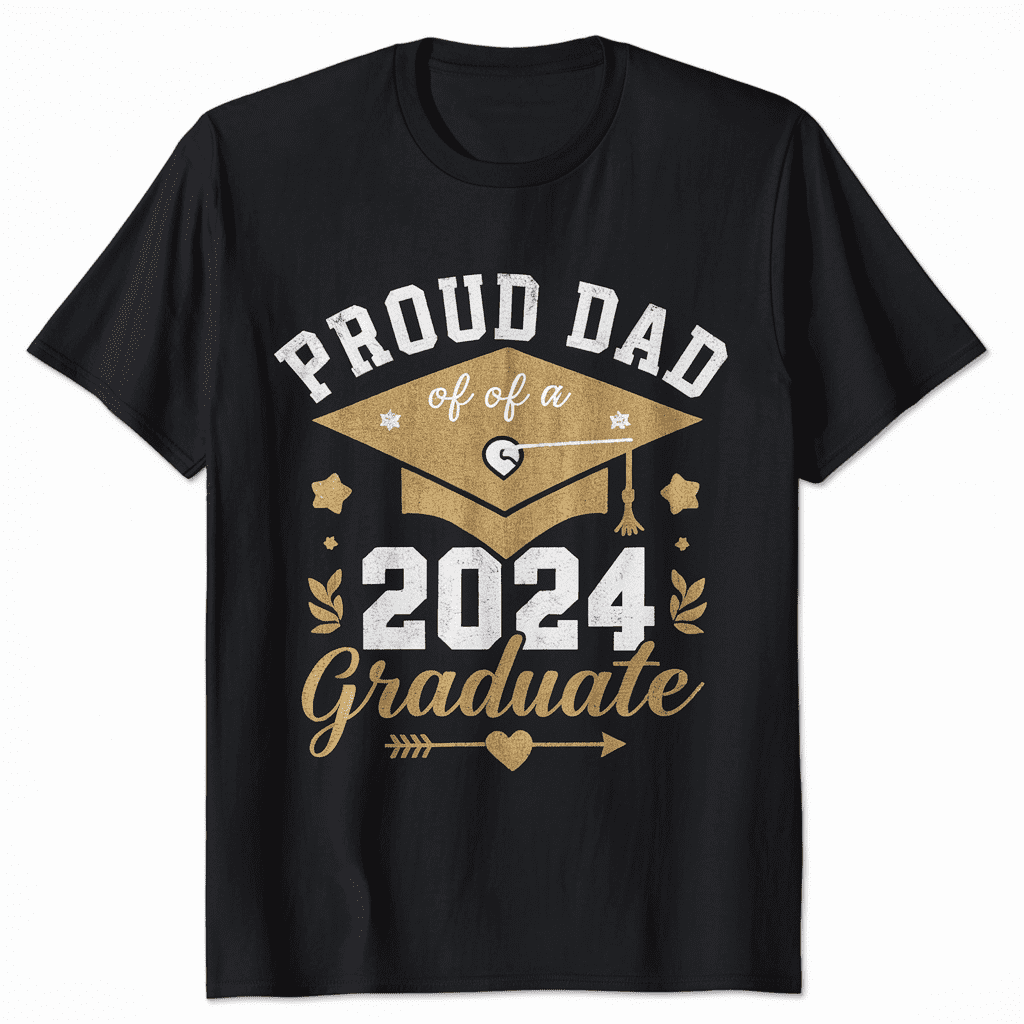 Class of 2024 Graduate Proud Parent Honor Tee - Walmart.com