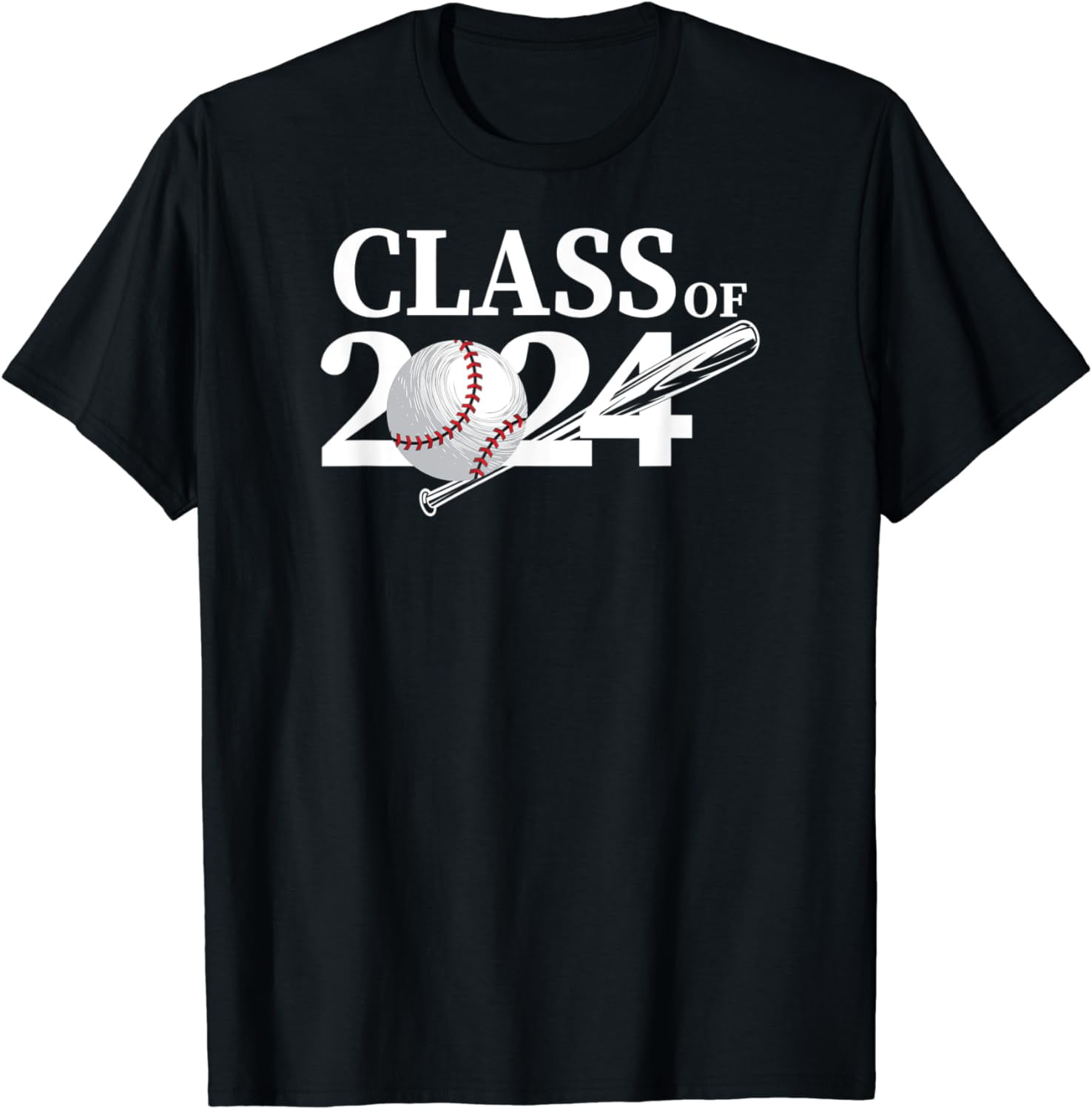 Class of 2024 Graduation Senior Baseball Player Gift T-Shirt - Walmart.com
