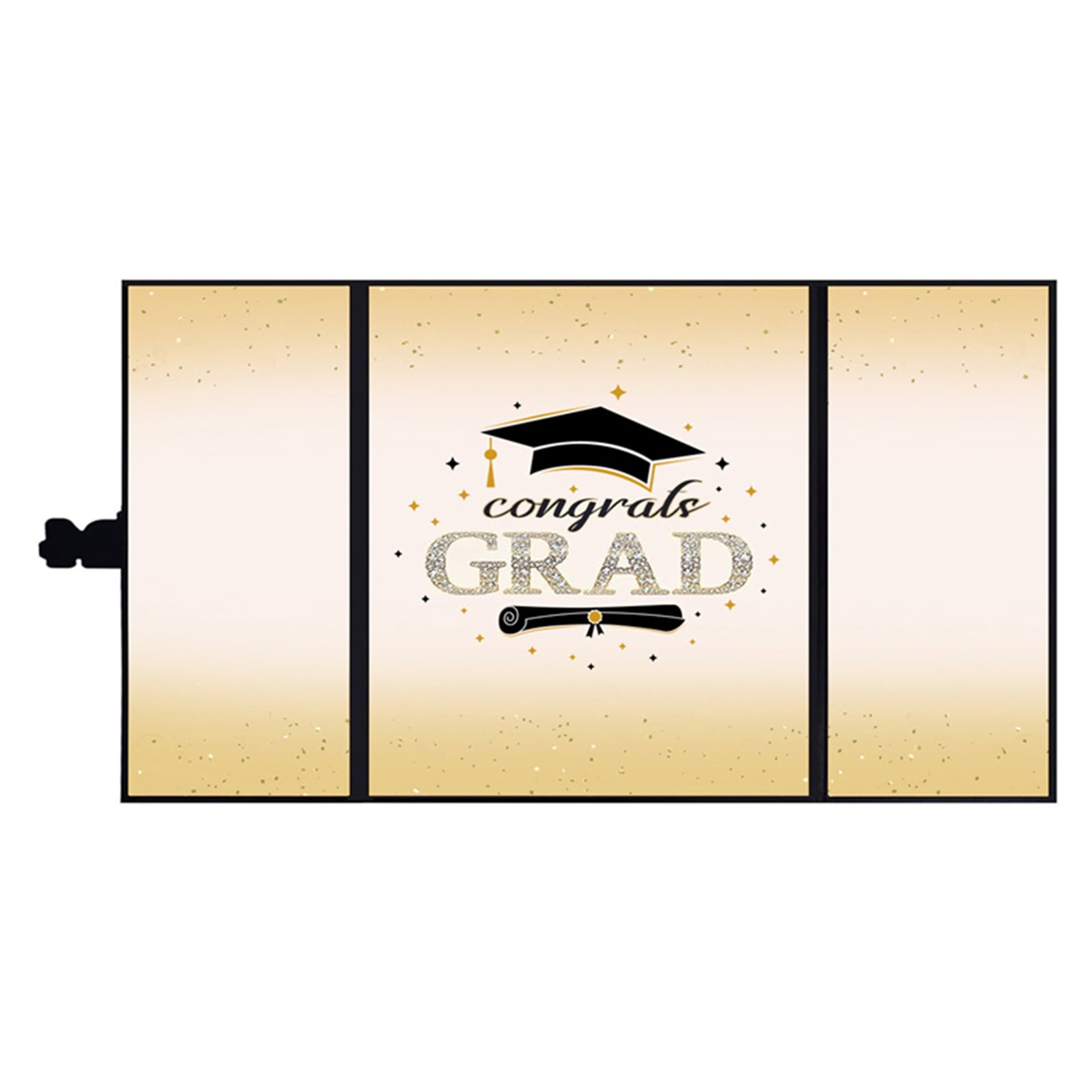 Class of 2024 Graduation Signature Book Black Golden Certificate Guest ...