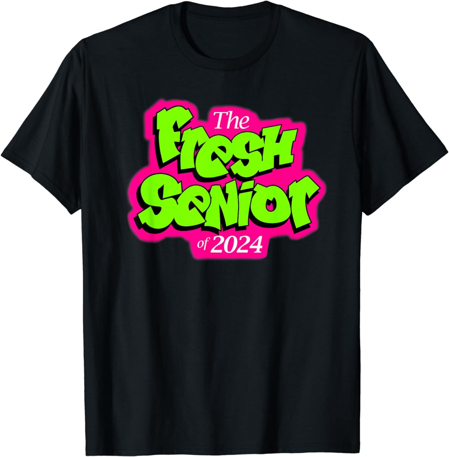 Class of 2024 Senior Fresh Retro 90s TV Style Graduation T-Shirt ...