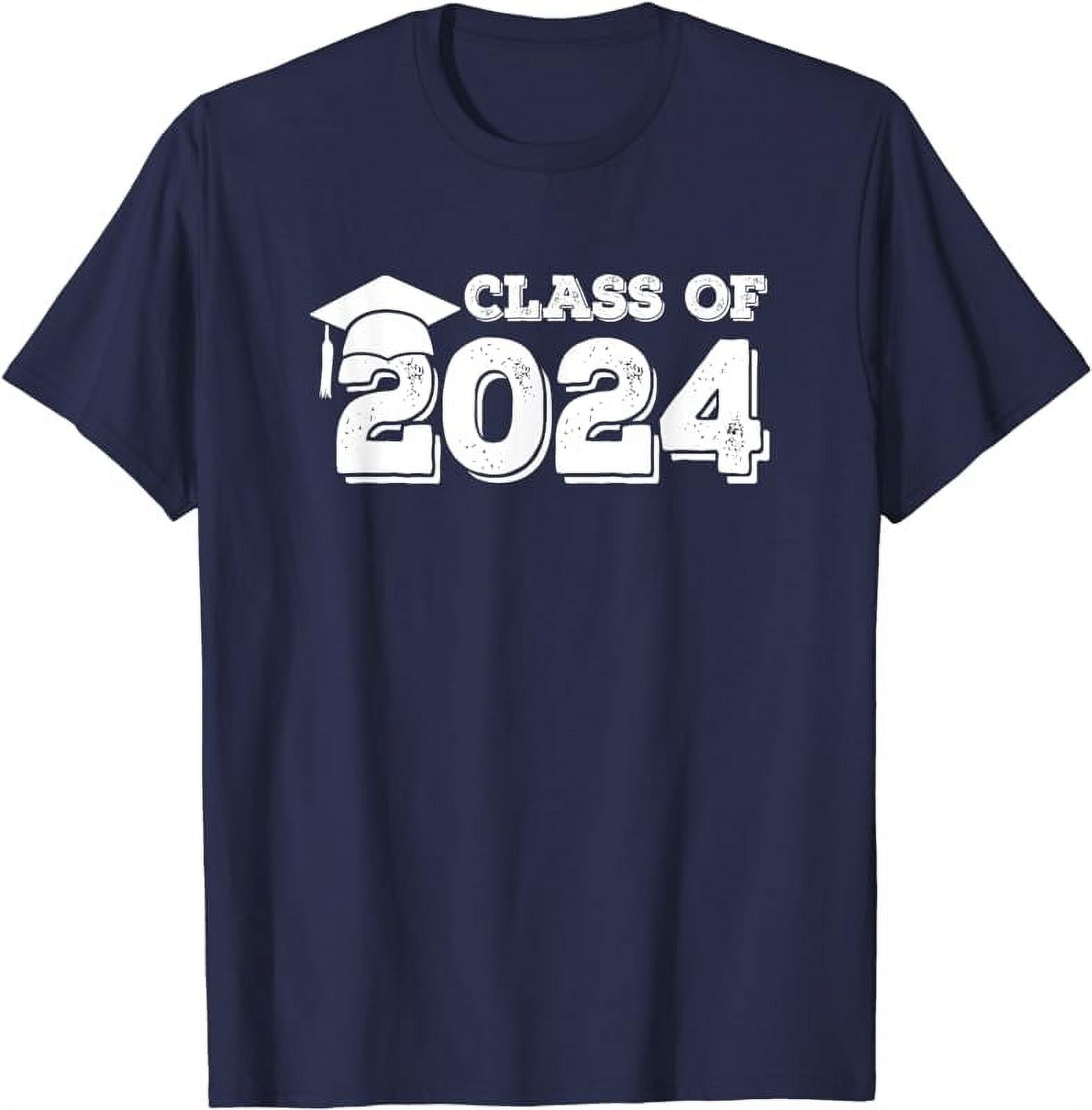 Class of 2024 Shirt Senior Graduation 2024 T-Shirt - Walmart.com