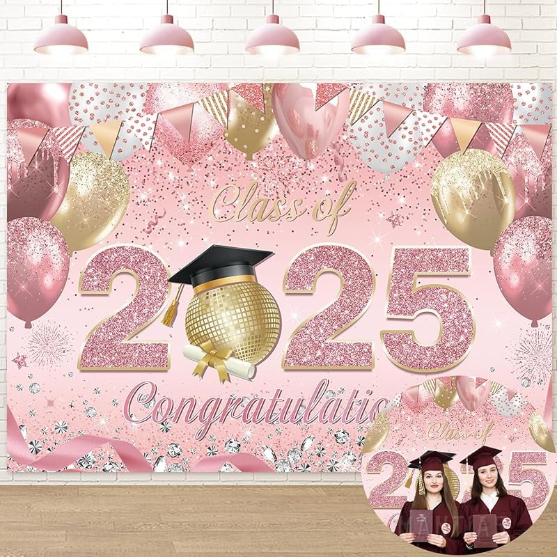 Class of 2025 Backdrop Graduation Prom 2025 Photography Background ...