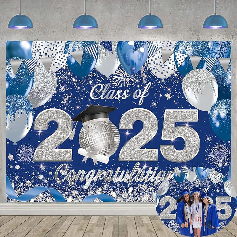 Class of 2025 Backdrop Graduation Prom 2025 Photography Background ...