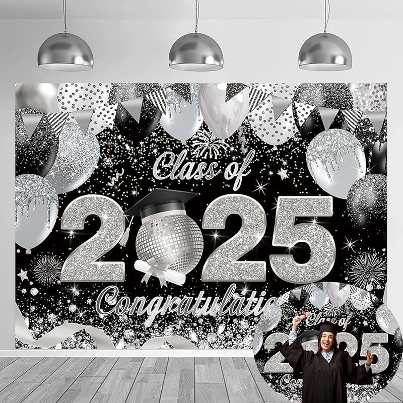 Class of 2025 Backdrop Graduation Prom 2025 Photography Background ...