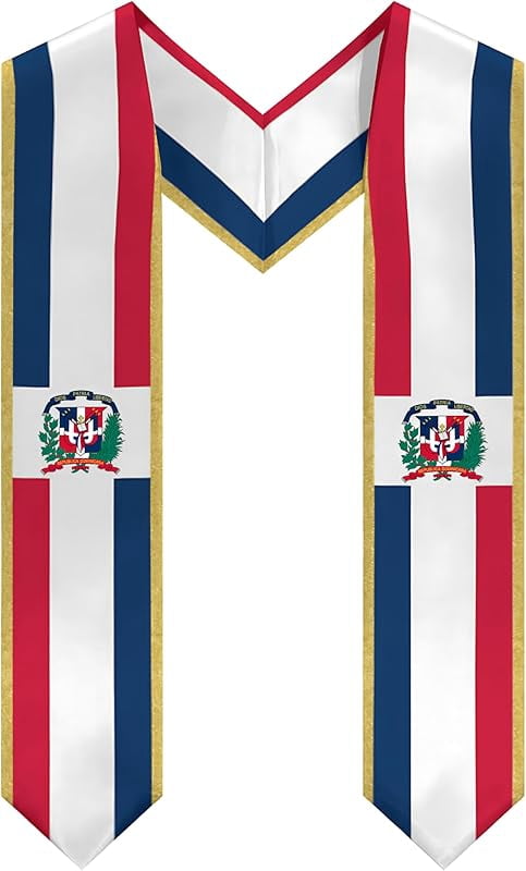 Class of 2025 Country Flag Graduation Stole Sash - V Shape National ...