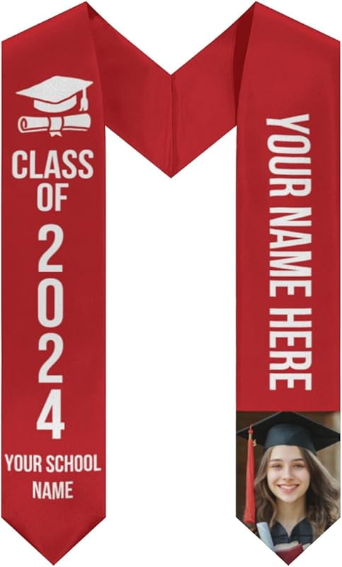 Class of 2025 Custom Graduation Stole: Celebrate Your Academic ...