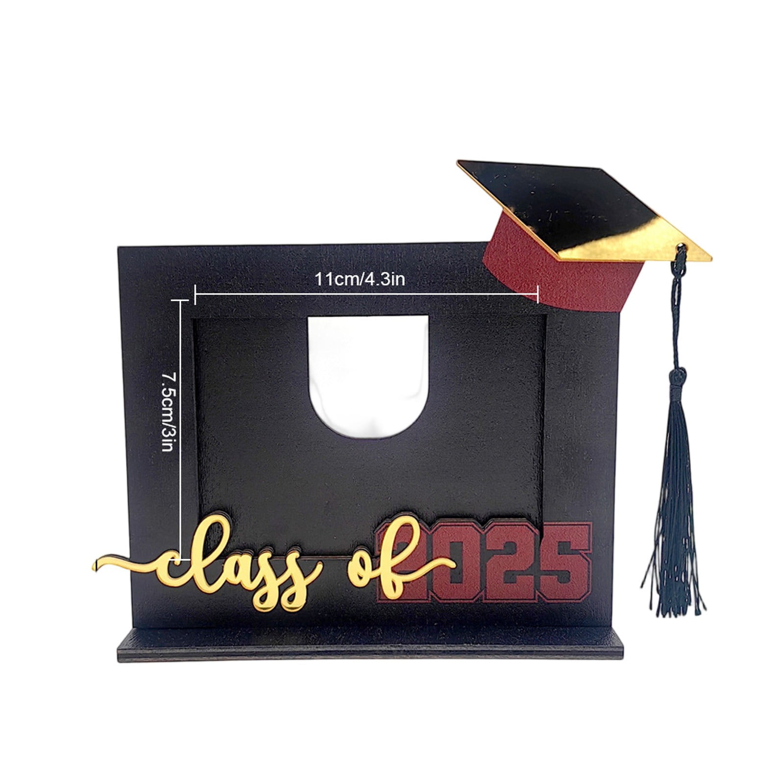 Class of 2025 Decorations 1PC Graduation Photo Frame Wooden 3D ...