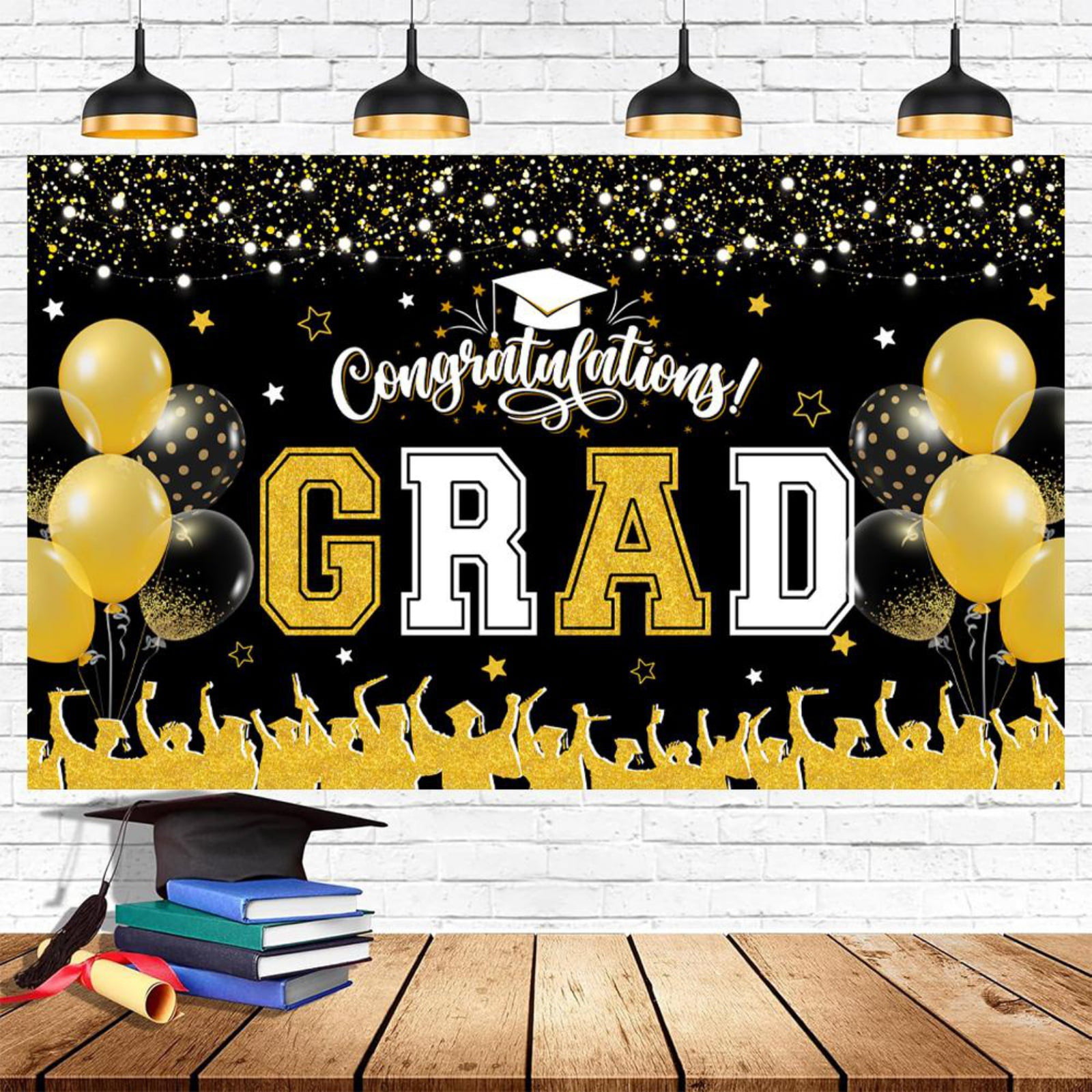Class of 2025 Graduation Backdrop Banner, Congrats Grad Graduation ...
