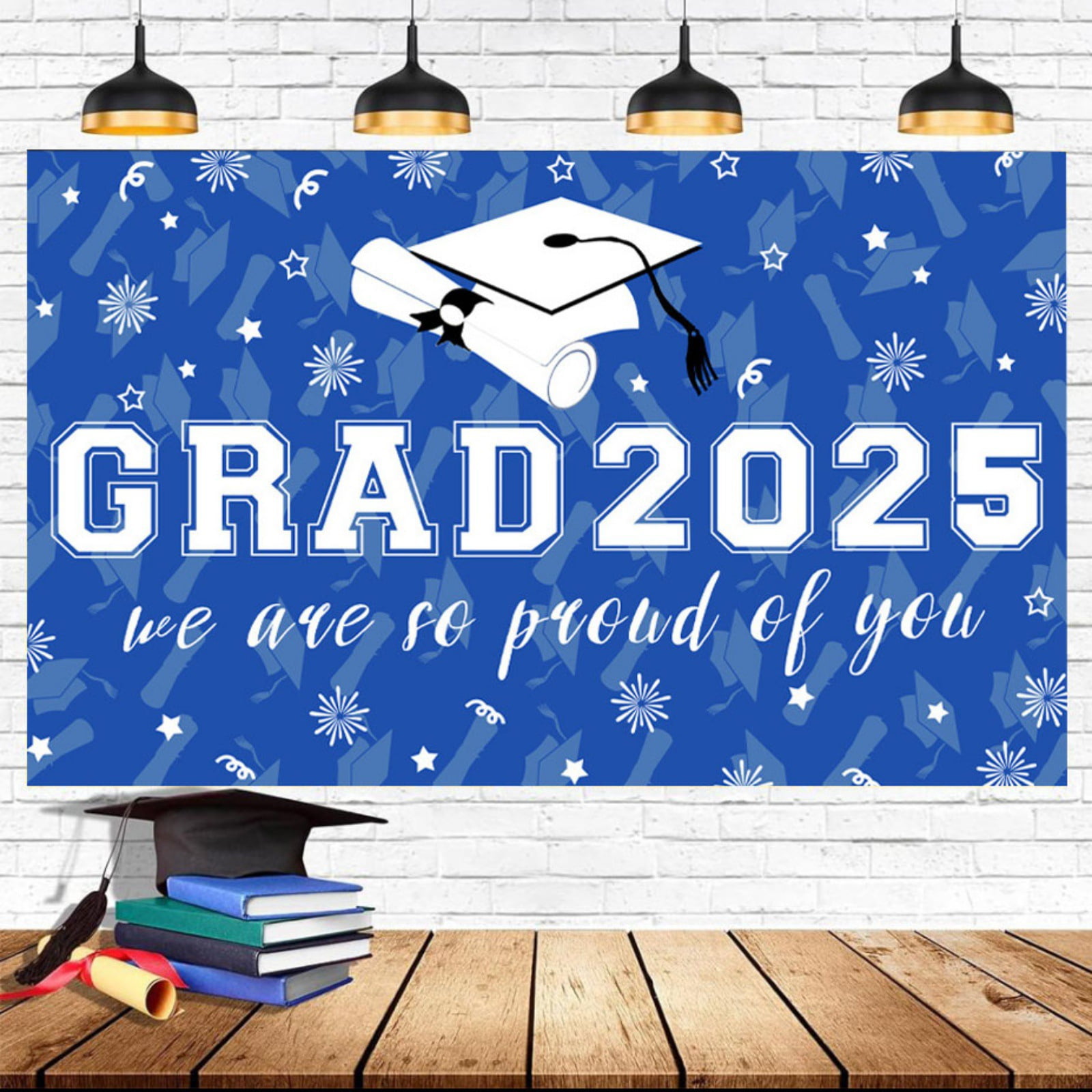 Class of 2025 Graduation Backdrop Banner, Congrats Grad Graduation ...