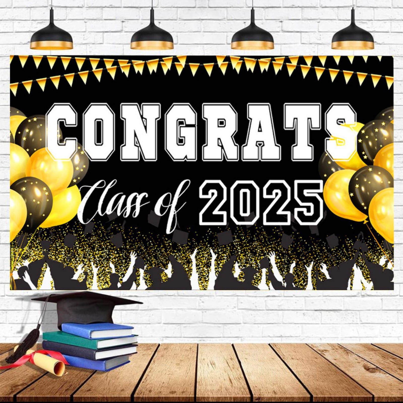 Class of 2025 Graduation Backdrop Banner, Congrats Grad Graduation ...