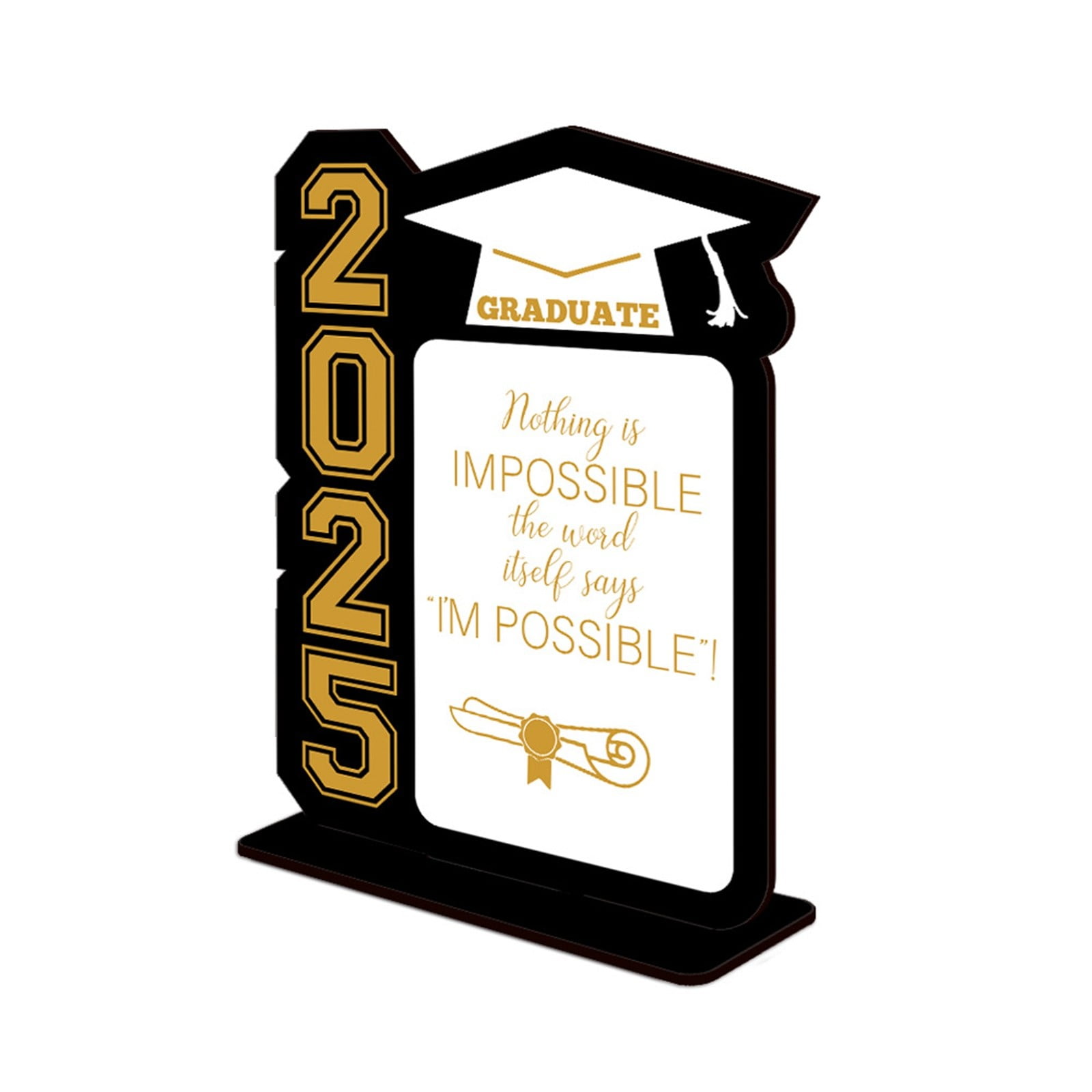 Class of 2025 Graduation Keepsake Plaque with Inspirational Quote ...
