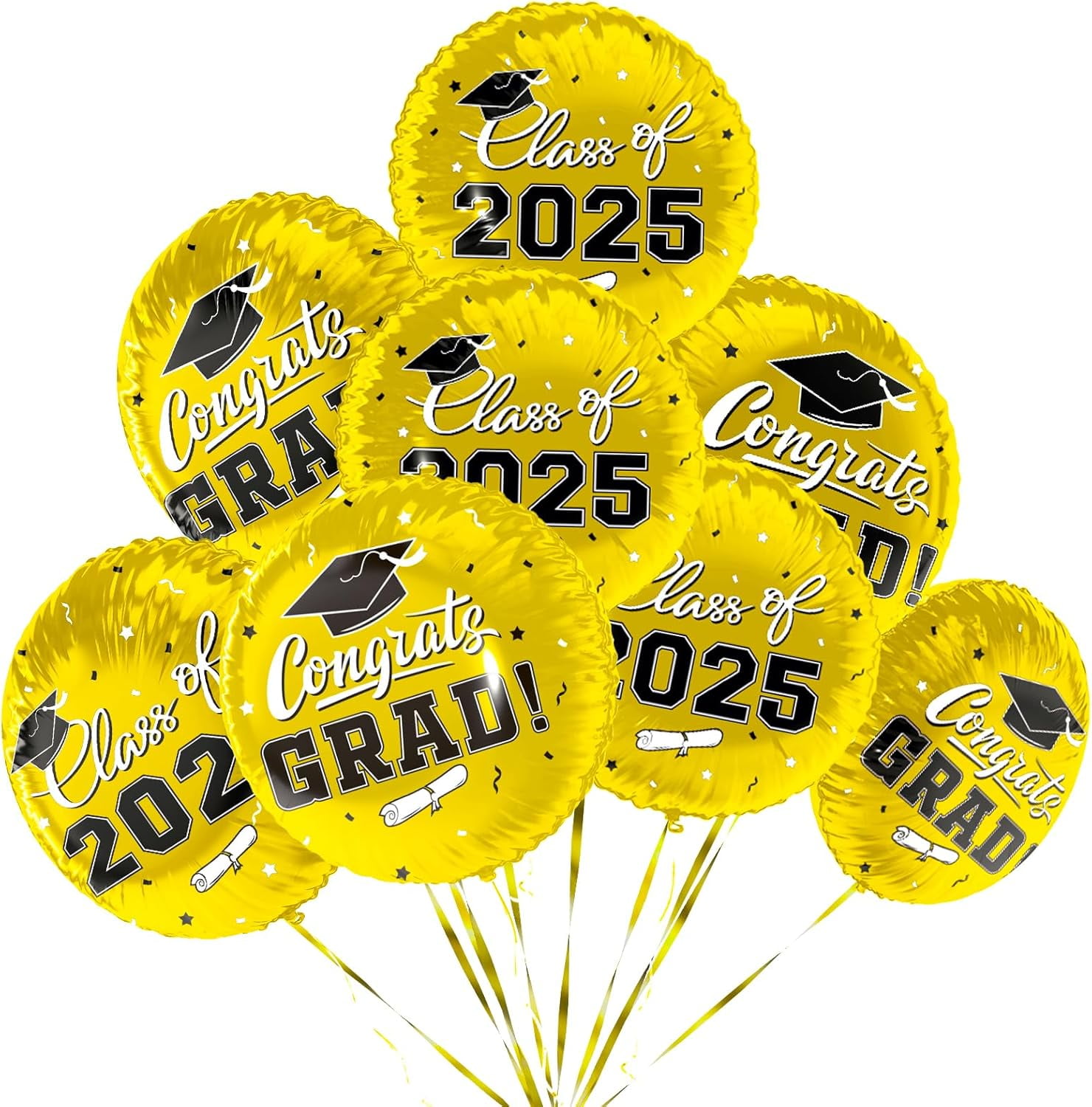 Class of 2025 Graduation Party Supplies & Decorations - 12pcs 18 ...