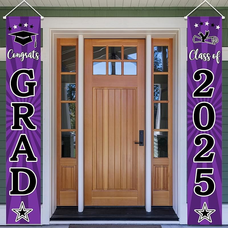 Class of 2025 Graduation Porch Banner Graduation Decorations 2025 Grad ...