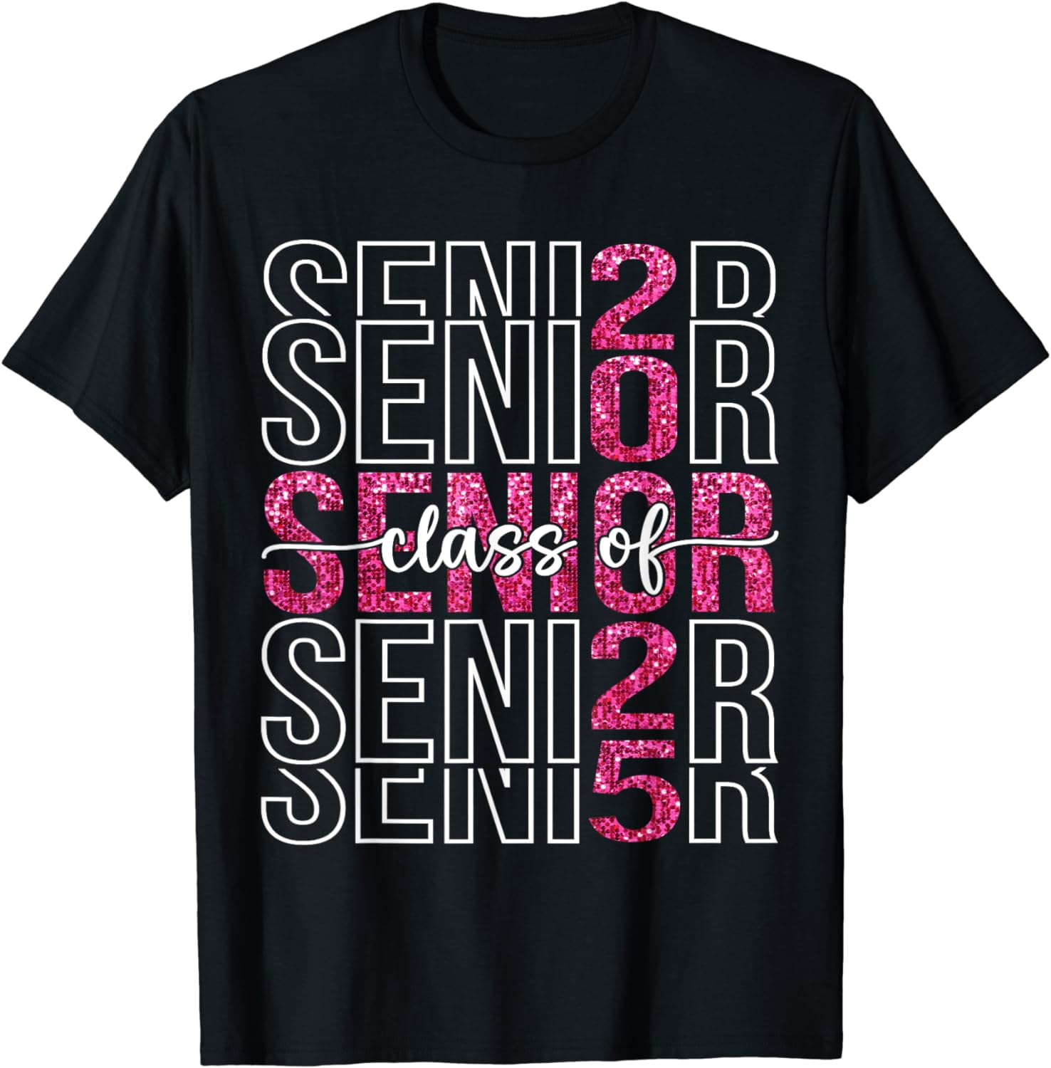 Class of 2025 Senior 25 Shirt High School Graduation Party Cotton T ...