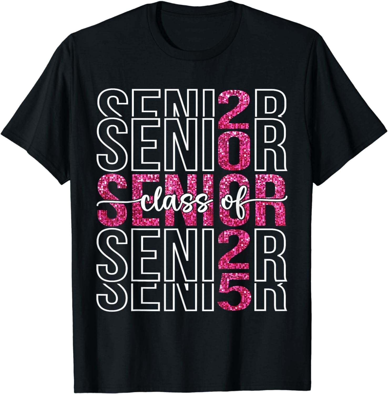 Class of 2025 Senior 25 Shirt High School Graduation Party T-Shirt ...