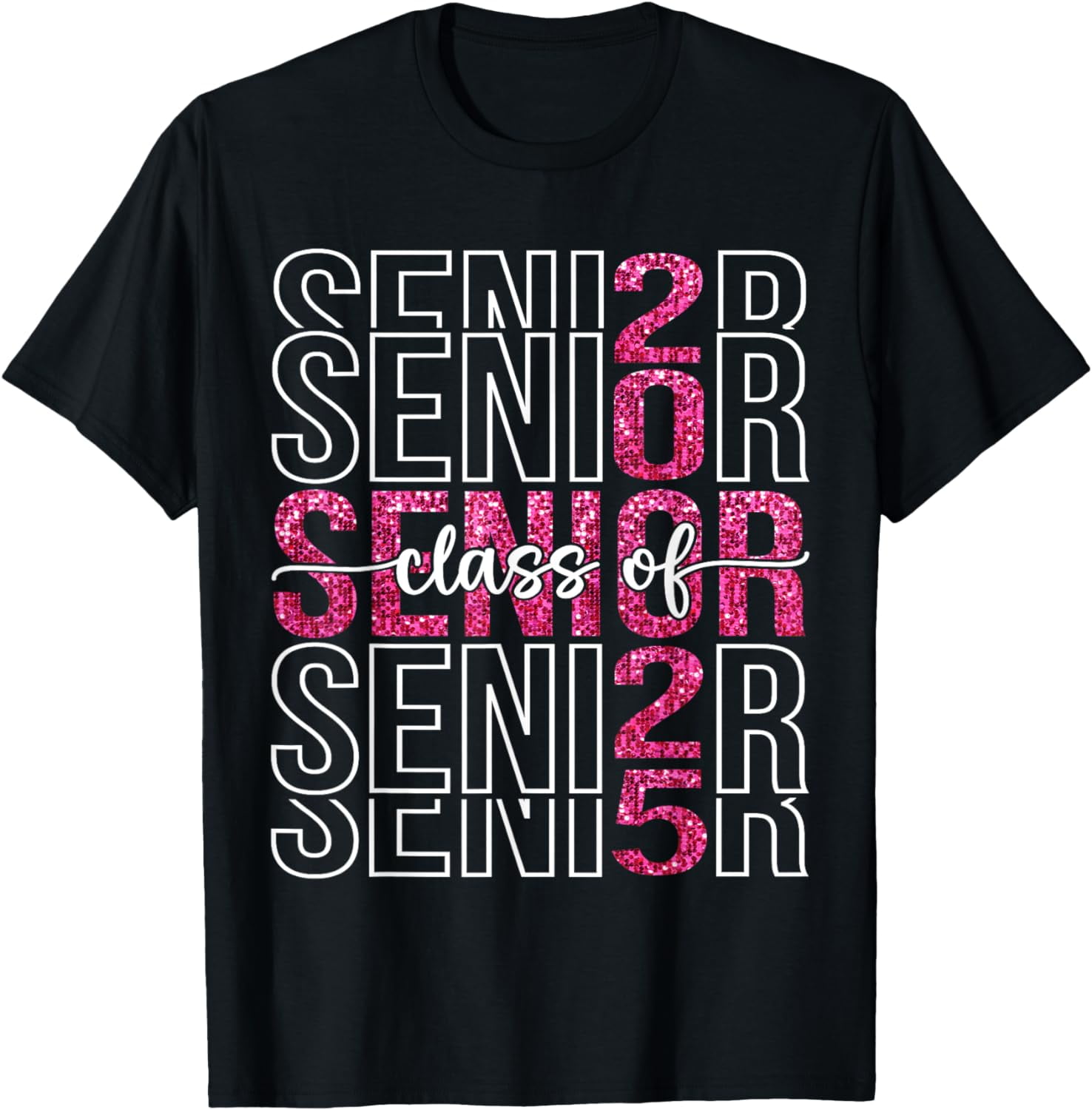 Class of 2025 Senior 25 Shirt High School Graduation Party T-Shirt ...